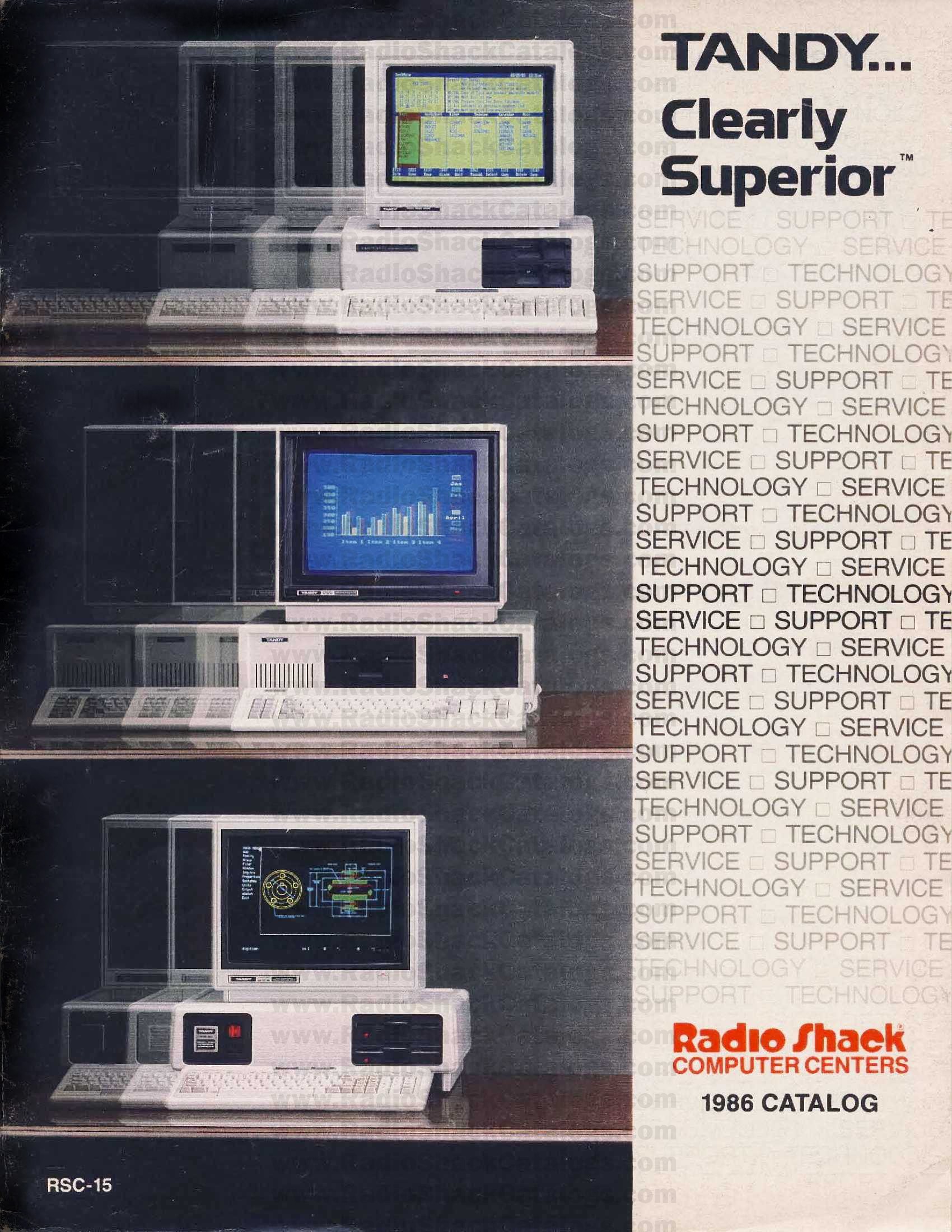1986 Radio Shack Tandy Computer Catalog